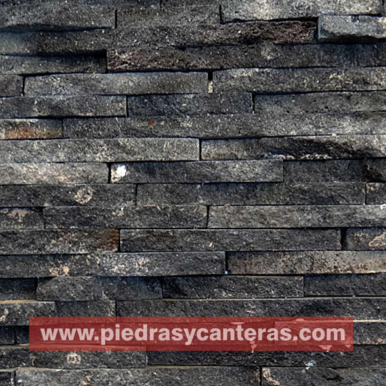 Cintilla Recinto Negro 3cm x ll - Tejas & Granitos - Tejas el Águila